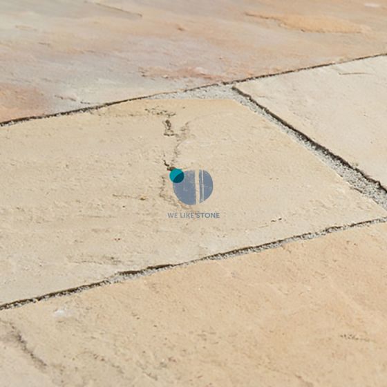 Fossil Mint Riven Sandstone Paving Slabs & Patio Packs| We Like Stone